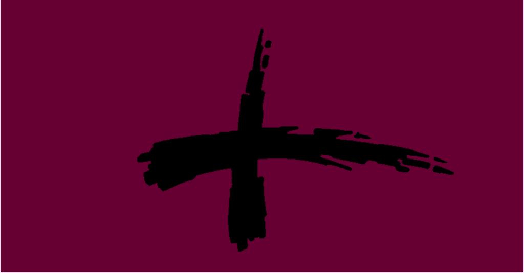 Ash Wednesday Cross purple bckgrnd | First Congregational Church of ...
