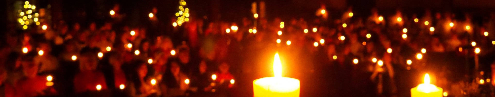 candlelight banner | First Congregational Church of Long Beach